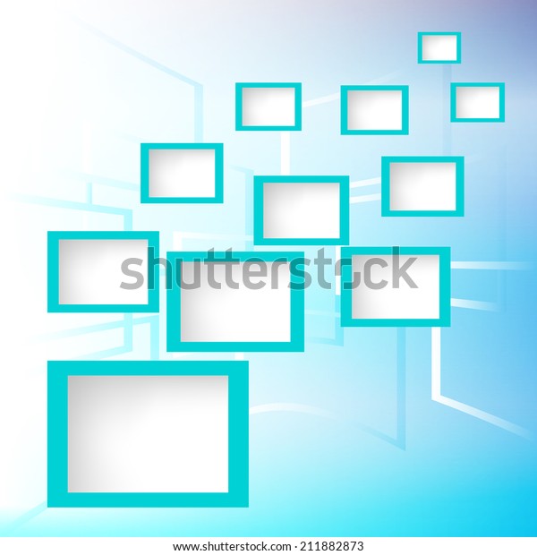Flying Windows On Blue Sky Vector Stock Vector (Royalty Free) 211882873 ...