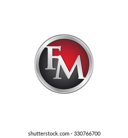 Tm Initial Circle Logo Red Stock Vector (Royalty Free) 345181469 ...