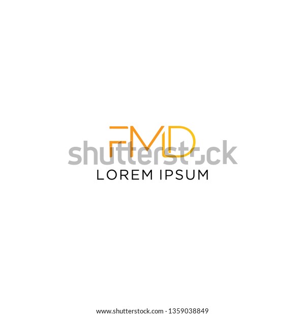 Fmd Logo Vector Your Business Stock Vector (Royalty Free) 1359038849 ...