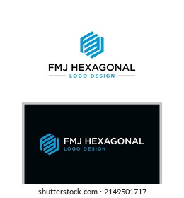 Fmj Logo Design Vector Template Stock Vector (Royalty Free) 2149501717 ...
