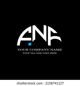 Fnf Letter Logo Creative Design Vector Stock Vector (Royalty Free ...