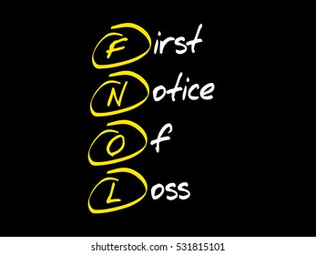 Fnol First Notice Loss Acronym Business Stock Vector (Royalty Free ...