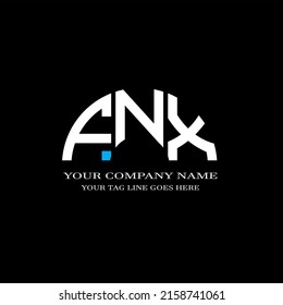Fnx Letter Logo Creative Design Vector Stock Vector (Royalty Free ...