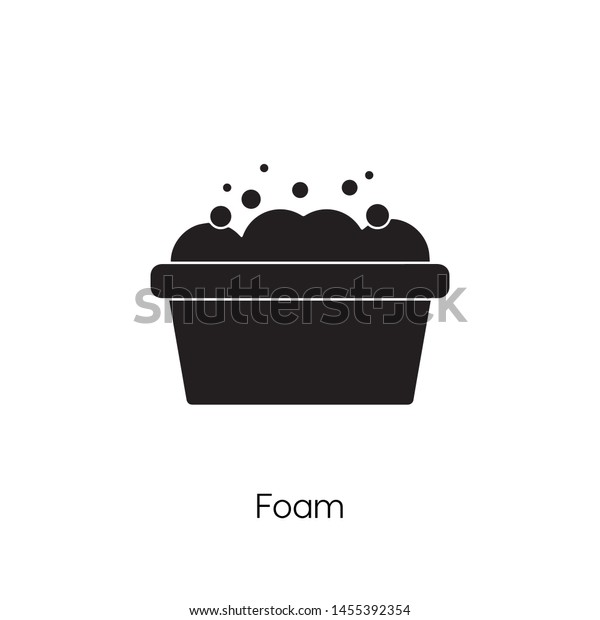 Foam Symbol Sign Design Vector Stock Vector (Royalty Free) 1455392354 ...