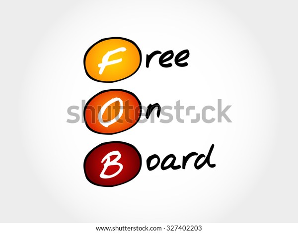 Fob Free On Board Acronym Business Stock Vector (Royalty Free ...