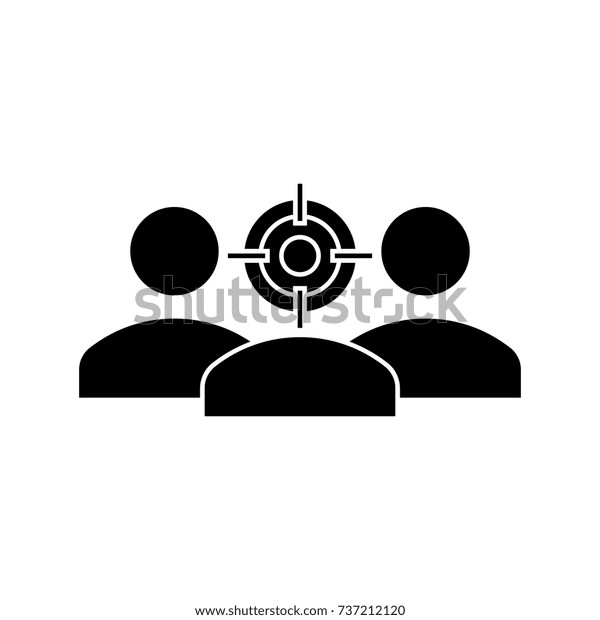 Focus Avatar Icon Vector Illustration Sign Stock Vector (Royalty Free ...