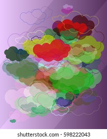 Fog Art Design Stock Vector (Royalty Free) 598222043 | Shutterstock