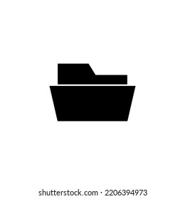 Folder Icon Vector Web Mobile App Stock Vector (Royalty Free ...