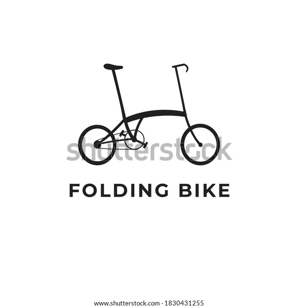 Folding Bike Logo Vector Illustration Stock Vector (Royalty Free ...