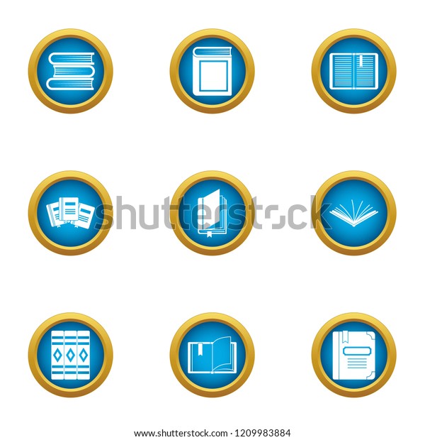 Folio Icons Set Flat Set 9 Stock Vector (Royalty Free) 1209983884 ...