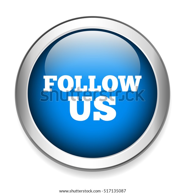 Follow Us Button Stock Vector (Royalty Free) 517135087 | Shutterstock