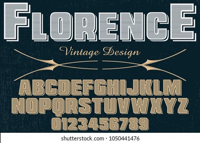 34 Florence name graphic Images, Stock Photos & Vectors | Shutterstock