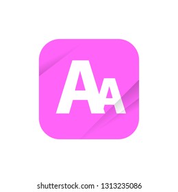 Font Size App Icon Stock Vector (Royalty Free) 1313235086 | Shutterstock