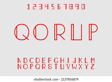 Fonts Unique Font Design Your Logo Stock Vector (Royalty Free ...