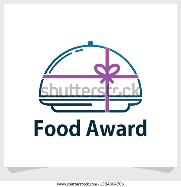 Food Award Logo Design Template Restaurant Stock Vector (Royalty Free ...