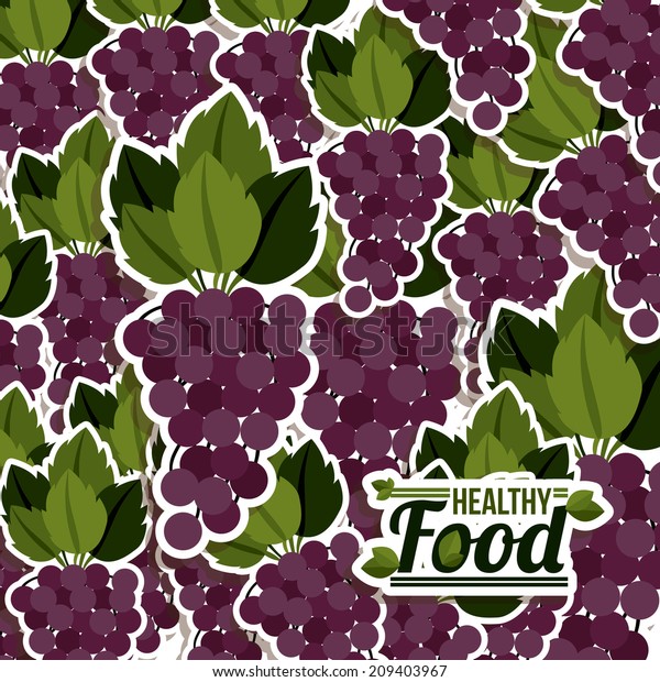 Food Background Design Vector Illustration Stock Vector (Royalty Free ...