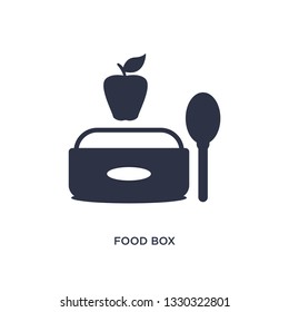 Food Box Icon Simple Element Illustration Stock Vector (Royalty Free ...