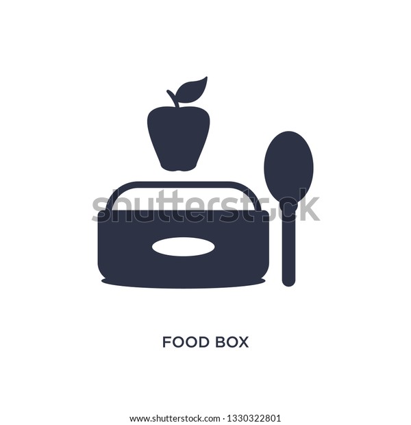Food Box Icon Simple Element Illustration Stock Vector (Royalty Free ...