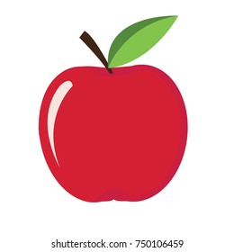 Food Conpept Apple Cartoon Vector Illustration: เวกเตอร์สต็อก (ปลอดค่า ...