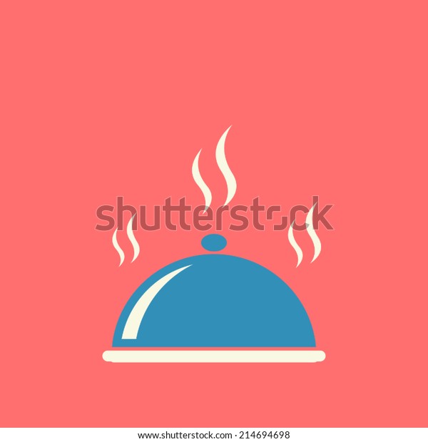 Food Cover Flat Design Vector Illustration Stock Vector (Royalty Free ...