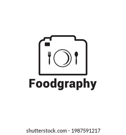 Food Graphy Logo Icon Vector Template Stock Vector (Royalty Free ...