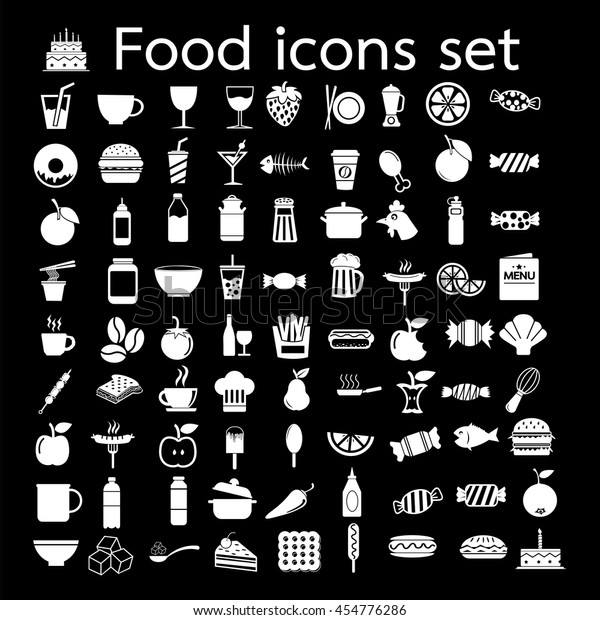 Food Icon Illustration Design Stock Vector (Royalty Free) 454776286 ...