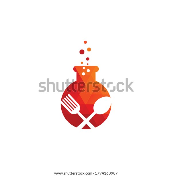 Food Lab Vector Logo Design Lab Stock Vector (Royalty Free) 1794163987