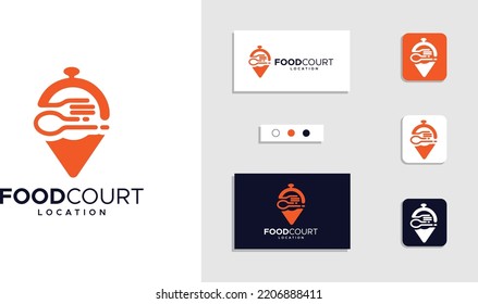 Food Map Navigation Logo Icon Business Stock Vector (Royalty Free ...