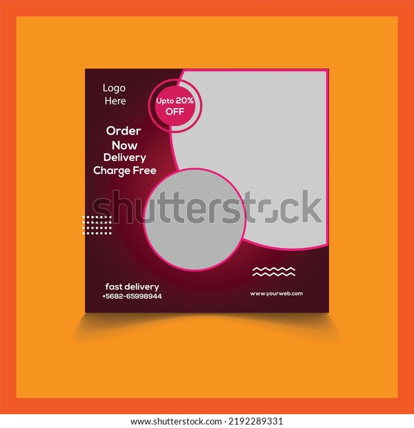 Vektor Stok Food Menu Flyer Design Illustrator Creative (Tanpa Royalti ...