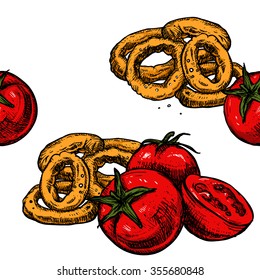 1,999 Onion rings drawing Images, Stock Photos & Vectors | Shutterstock