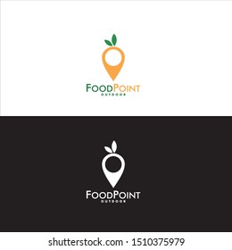 Food Point Logo Vector Stock Vector (Royalty Free) 1510375979 ...