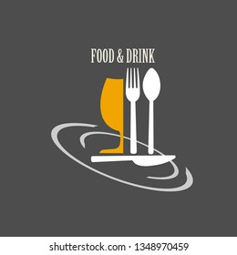 Food Service Vector Logo Design Template Stock Vector (Royalty Free ...