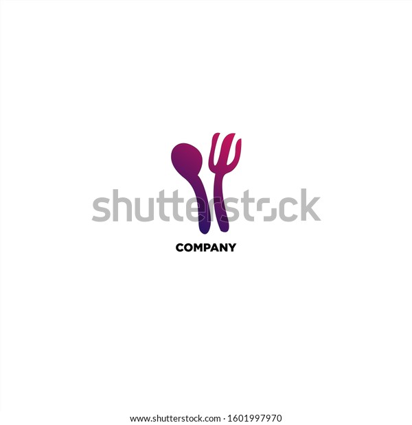 Food Service Vector Logo Design Template Stock Vector (Royalty Free ...
