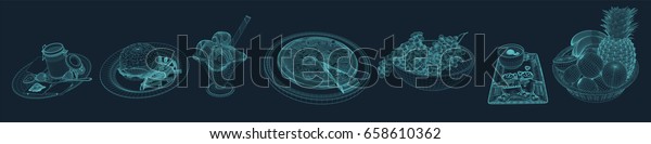 881 imagens de Food hologram Imagens, fotos stock e vetores | Shutterstock