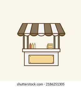 Food Stands Food Stand Vector Graphic Stock Vector (Royalty Free ...