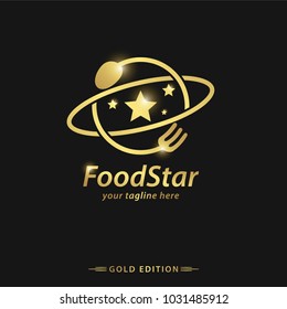 Food Star Logo Template Stock Vector (Royalty Free) 1031485912 ...