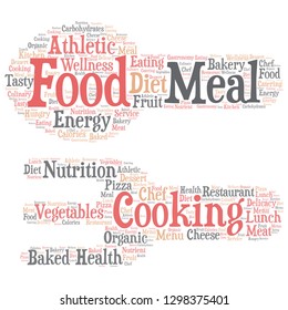 Food Word Cloud Food Equipment Shape Stock Vector (Royalty Free ...