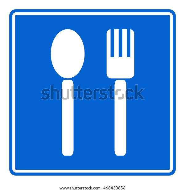 Food Zone Signparking Vector Stock Vector (Royalty Free) 468430856 ...