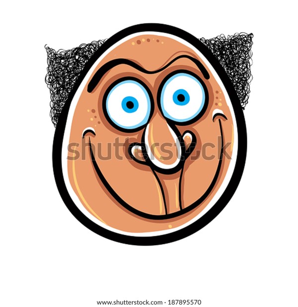 Foolish Cartoon Face Vector Illustration Stock Vector (Royalty Free ...