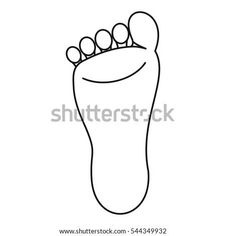 Foot Outline | Free download on ClipArtMag