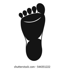 Foot Left Leg Icon Simple Illustration Stock Vector (Royalty Free ...