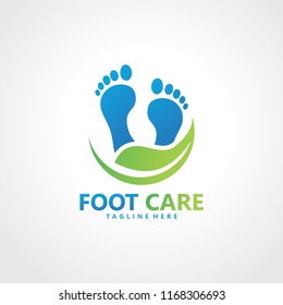 Foot Logo Design Template Stock Vector (Royalty Free) 1168306693 ...