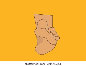 Foot Movement Vector Illustration Artwork Design Stock Vector (Royalty ...