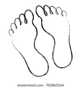Foot Plants Isolated Icon Stock Vector (Royalty Free) 702863164 ...