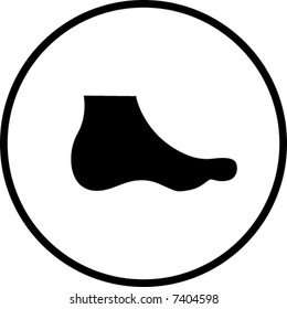 Foot Symbol Stock Vector (Royalty Free) 7404598 | Shutterstock