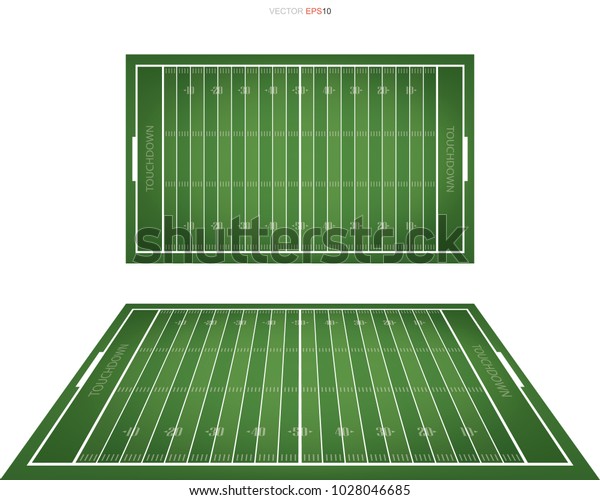 Football Field Background Line Pattern Area Stock Vector (Royalty Free ...