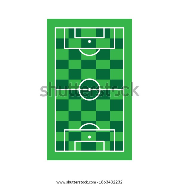 Football Field Logo Vector Template Stock Vector (Royalty Free ...