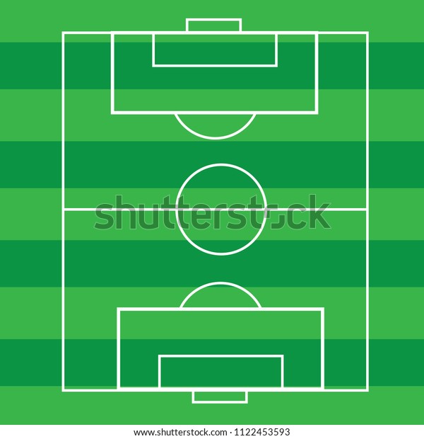 Football Field Vector Illustrator Stock Vector (Royalty Free ...