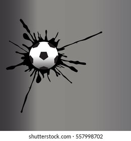 Football Gray Background Stock Vector (Royalty Free) 557998702 ...