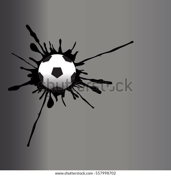 Football Gray Background Stock Vector (Royalty Free) 557998702 ...